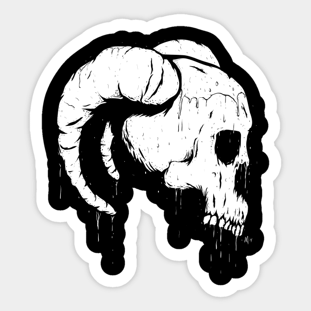evil ram skull