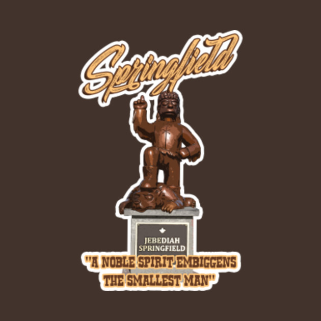 Jebediah Springfield statue from the SIMPSONS - Simpsons - T-Shirt ...