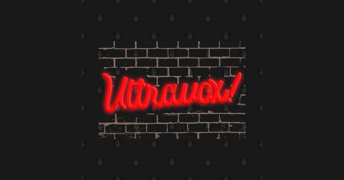 Ultravox ))(( Retro New Wave Neon Fan Art - Ultravox - T-Shirt | TeePublic