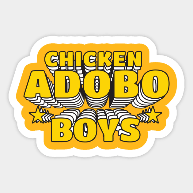 Chicken Adobo Boys - Chicken Adobo - Sticker | TeePublic