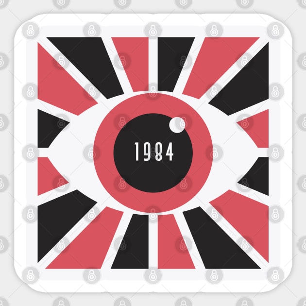 George Orwell 1984 - Book Lovers - Sticker | TeePublic