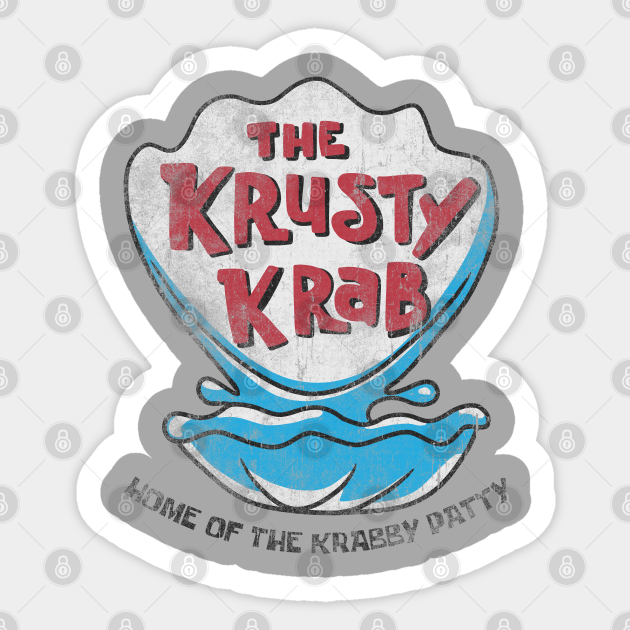 The Krusty Krab - Krusty Krab - Sticker | TeePublic