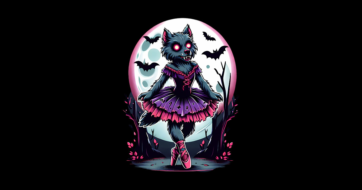 Spooky Ballerina Werewolf - Werewolf Ballet Dancer. - Werewolf - Pin ...