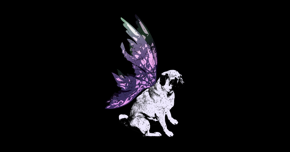 Pug Fairy - Pug - Posters and Art Prints | TeePublic