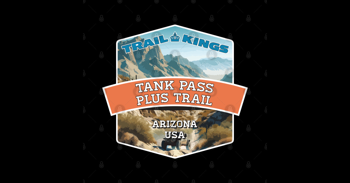 Trail Kings: Tank Pass Plus Trail - Tank Pass - Sticker | TeePublic