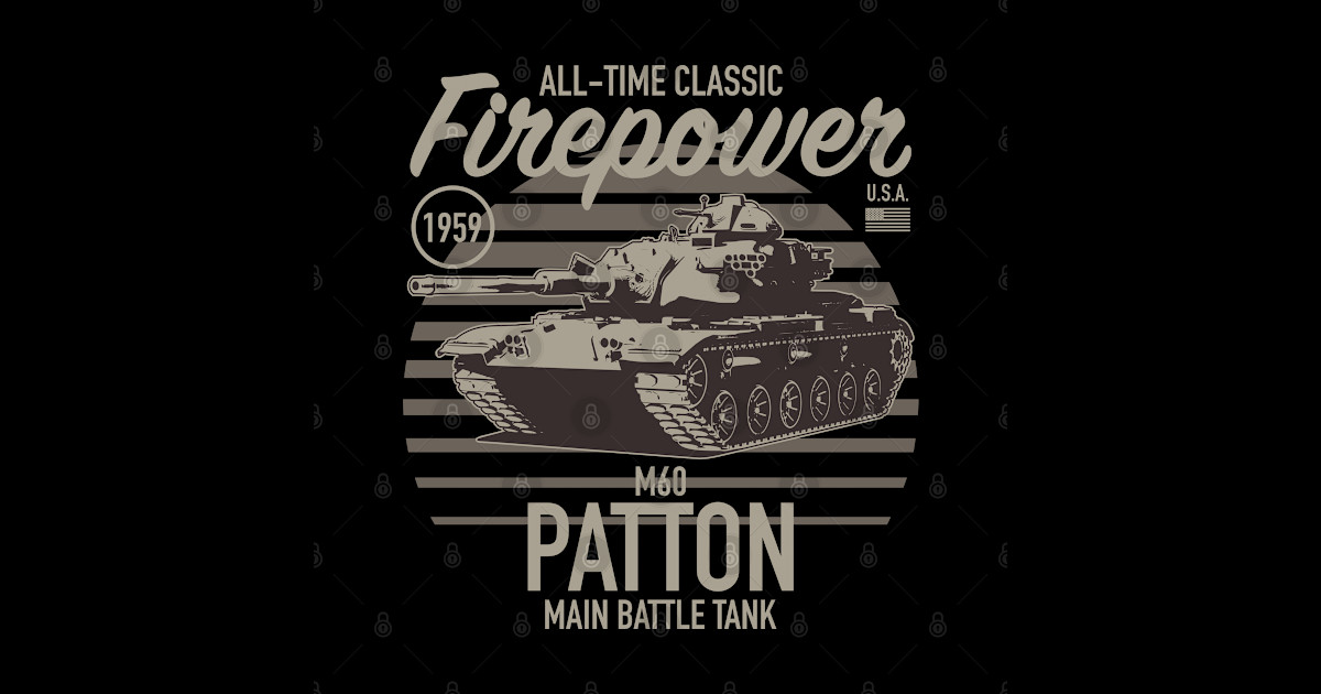 M60 Patton Tank - Classic American Tank - Posters and Art Prints ...