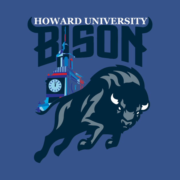 Howard Bison Tee - Howard University - T-Shirt | TeePublic