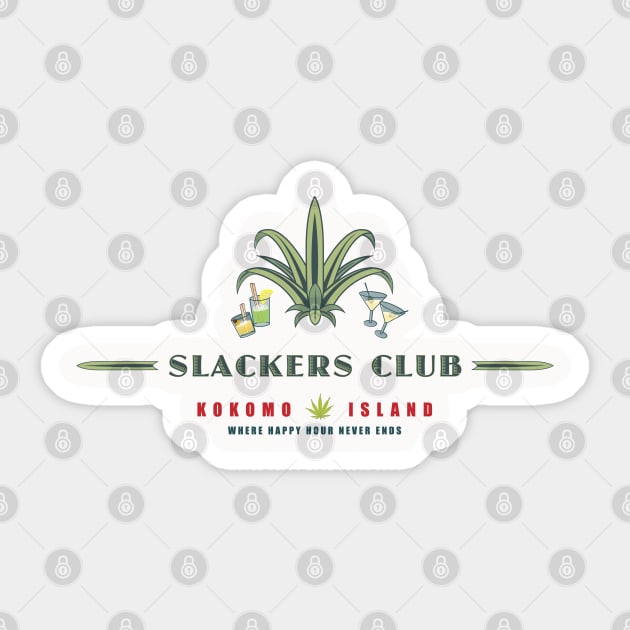 Slackers Club Logo Kokomo Island Logo - Island Slacker Happy Hour ...