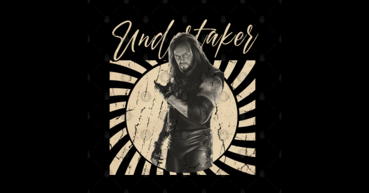 Art drawing - Undertaker Vintage - Sticker | TeePublic
