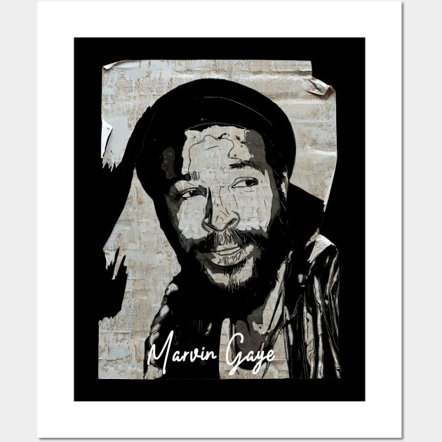 Marvin Gaye 80s Vintage Old Poster - Marvin Gaye - Posters and Art ...