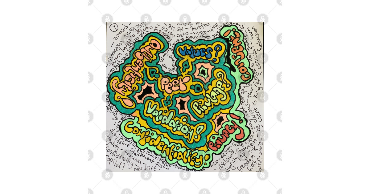 peer worker - Supporter - T-Shirt | TeePublic