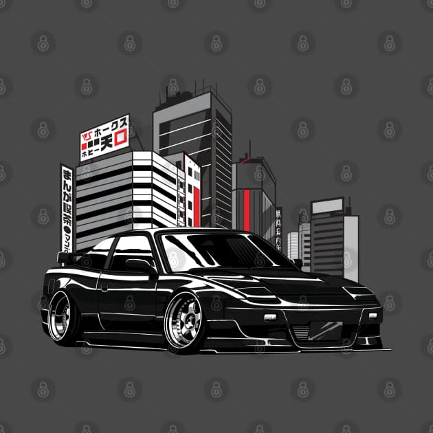 Nissan 240sx Black - Nissan 240sx S13 - Kids T-Shirt | TeePublic