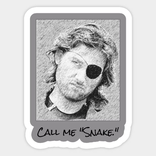 Call Me "Snake" - Escape From New York - Sticker | TeePublic