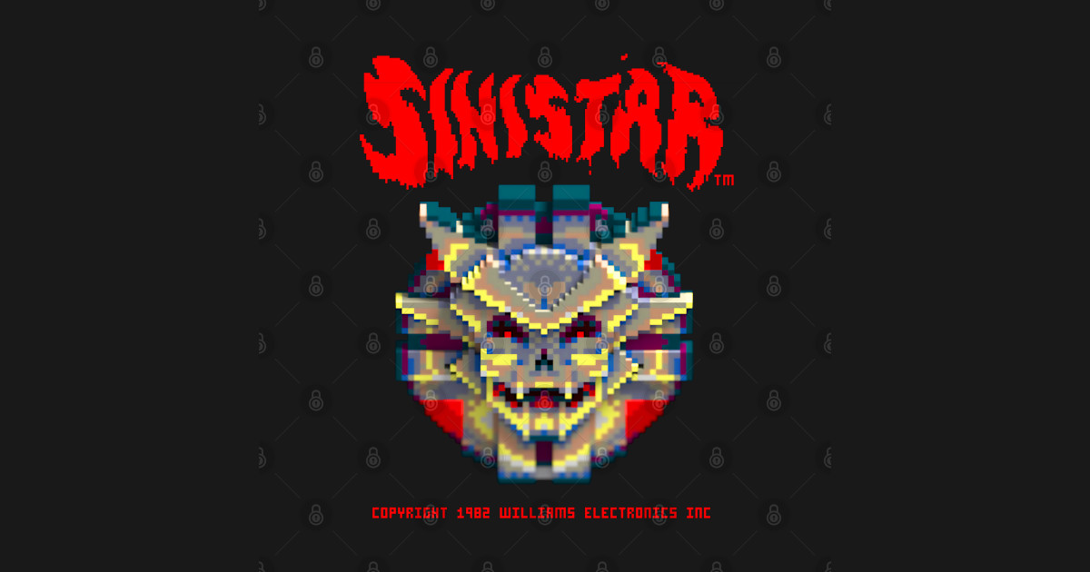 SINISTAR 1982 - Video Game - T-Shirt | TeePublic