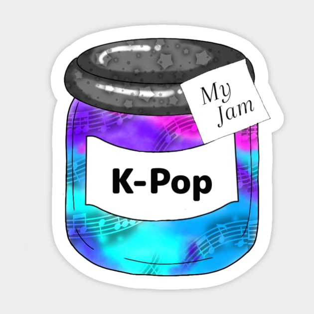 K-Pop Jam - Kpop - Sticker | TeePublic