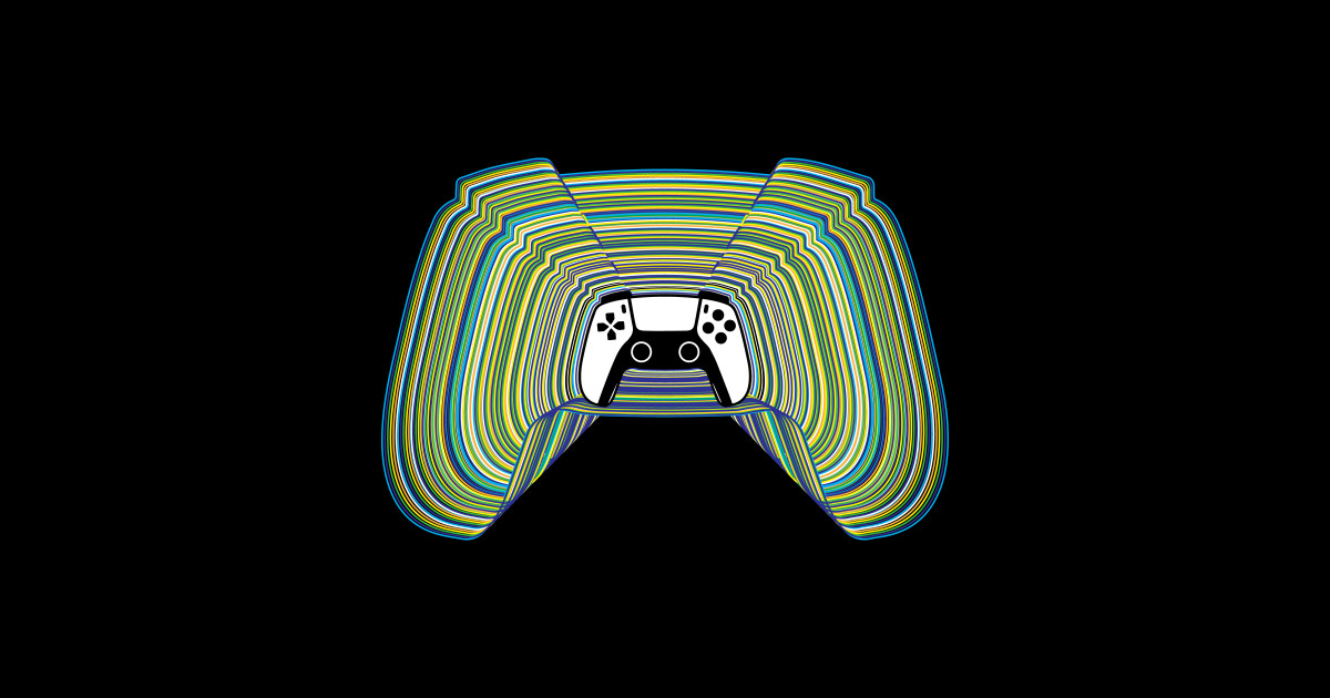 Trippy PS5 Controller - Video Game - Sticker | TeePublic
