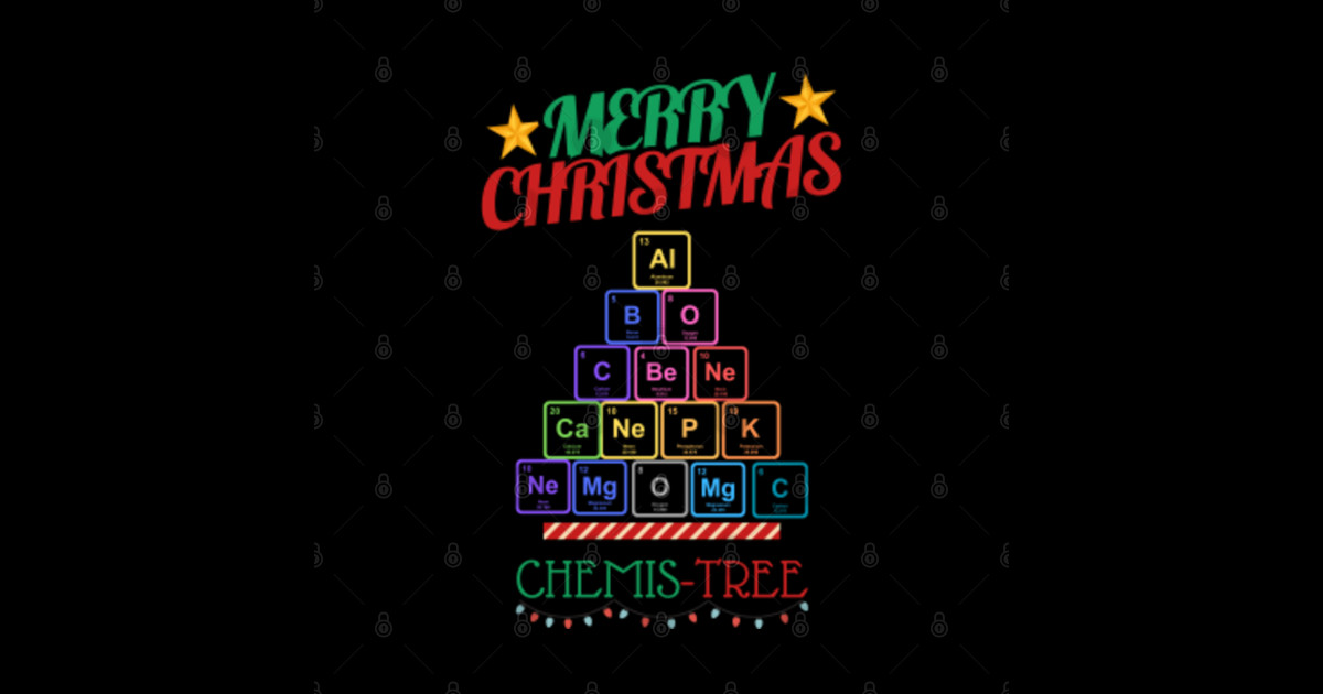 Chemistry tree, merry christmas, periodic table - Chemistry Lover ...