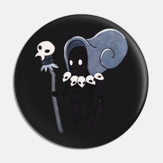 Snail Shaman Hollow Knight Fanart - Hollow Knight - Pin | TeePublic