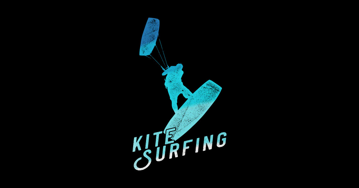 Kitesurfing Quote Vintage Colors Look - Kitesurfing - Sticker | TeePublic