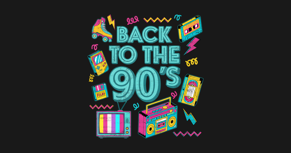 To The 90S Throw For - 90s Retro Throwback - T-Shirt | TeePublic