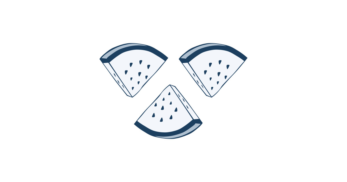 Lovely Cute Blue Watermelon Pattern - Cute - T-Shirt | TeePublic