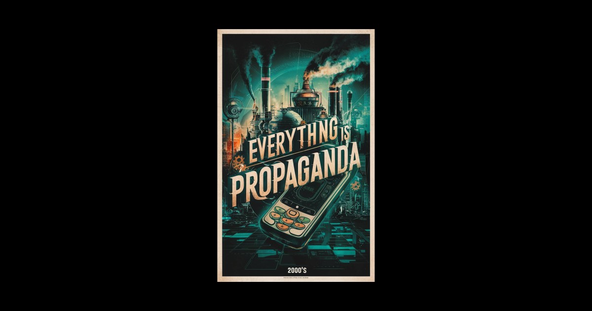 Everything is Propaganda - Propaganda - Sticker | TeePublic