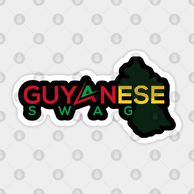 Official Guyanese Swag Logo - Guyana - Sticker | TeePublic