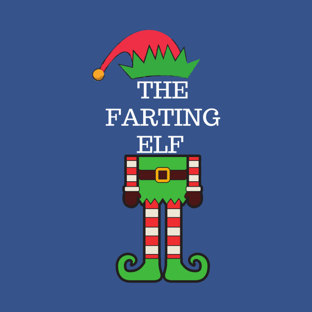 THE FARTING ELF - The Farting Elf - T-Shirt Designed & Sold By Ian Young