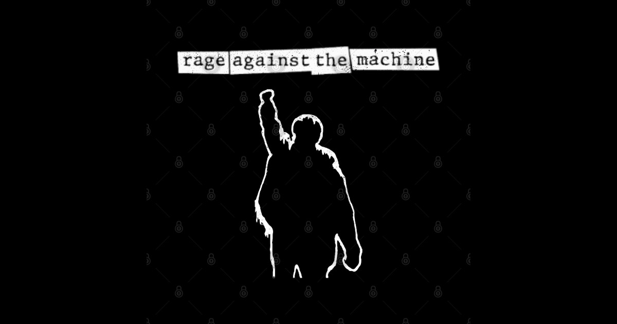 RATM Battle logo T-Shirt - Rage Against The Machine - Sticker | TeePublic