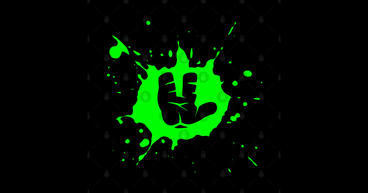 Turtle Ooze Handprint - Ninja Turtles - Sticker | TeePublic