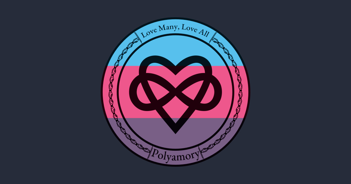 Polyamory, Love many, Love all Poly Pride - Polyamorous Pride - T-Shirt ...