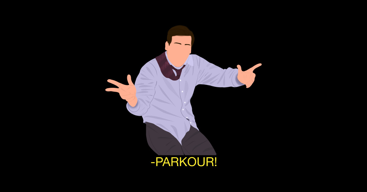 Office Michael Scott Parkour Meme Fan Art - Michael Scott - Magnet ...