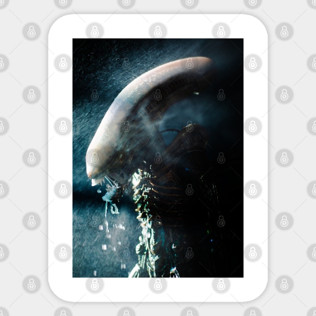 Xenomorph Drip - Xenomorph - Sticker | TeePublic