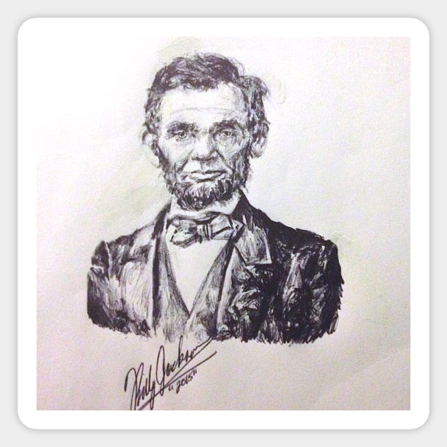 Abraham Lincoln - Abrahamlincoln - Sticker | TeePublic