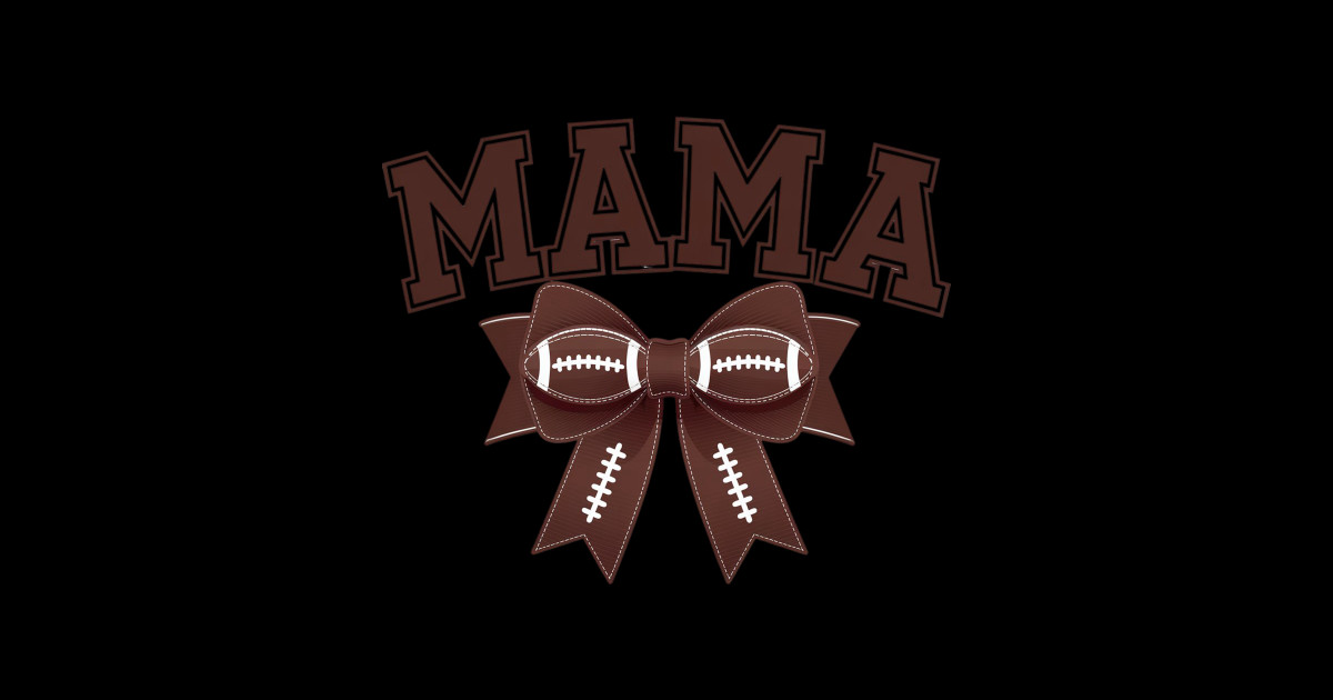 Coquette Bow Mama American Football Game Day Thanksgiving - Coquette ...