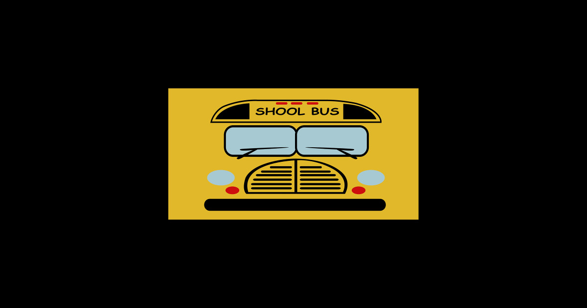 School Bus Face Mask - School Bus - Sticker | TeePublic