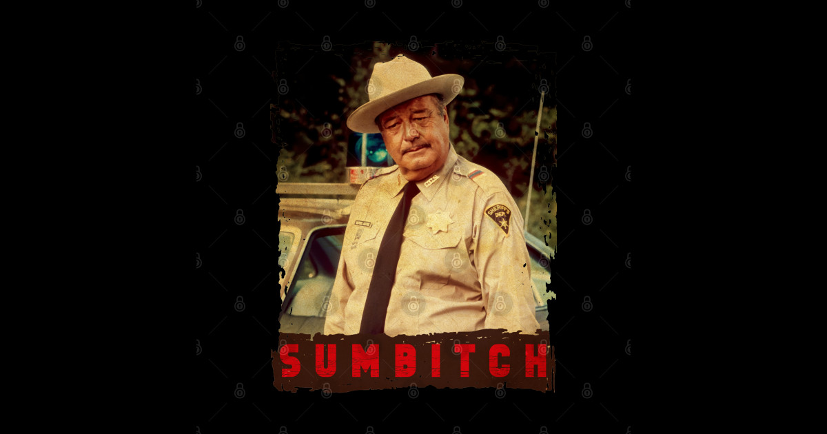 Sumbitch Vintage - Smokey And The Bandit - Sticker | TeePublic