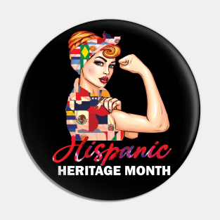 Hispanic Latino Heritage Month Latin Pins and Buttons for Sale | TeePublic