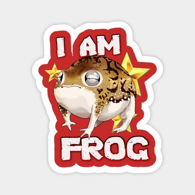 I am frog (Breviceps macrops edition) - Frog Lover - Magnet | TeePublic