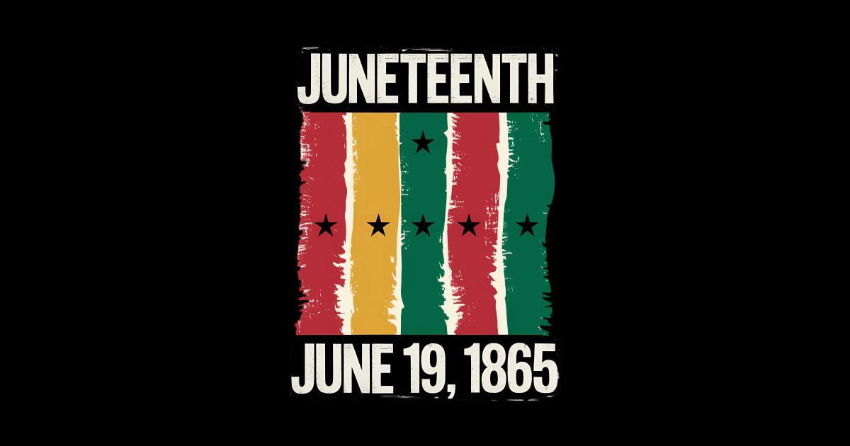Juneteenth June 19th 1865 Flag Emancipation Day African American ...