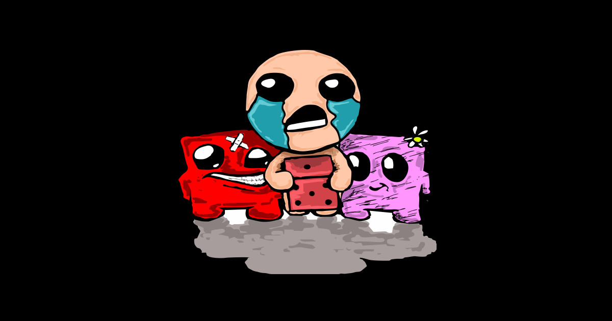 Isaac and the lovers - The Binding Of Isaac - Sticker | TeePublic