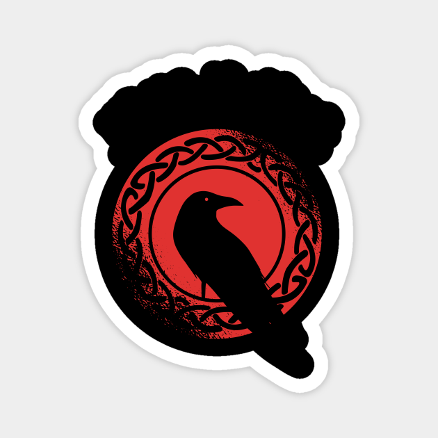 Japanese Raven I Crow I Japan Aesthetic I Raven - Raven - Magnet ...