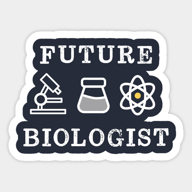 Future Biologist Retro Vintage - Biology - Sticker | TeePublic
