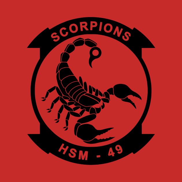 HSM-49 Scorpions Patch - Helicopter Maritime Strike Squadron 49 - T ...