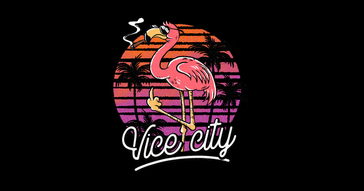 Meet Vice city - Gta - Sticker | TeePublic