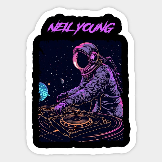 NEIL YOUNG FAN ART - Neil Young Fan Art - Sticker | TeePublic
