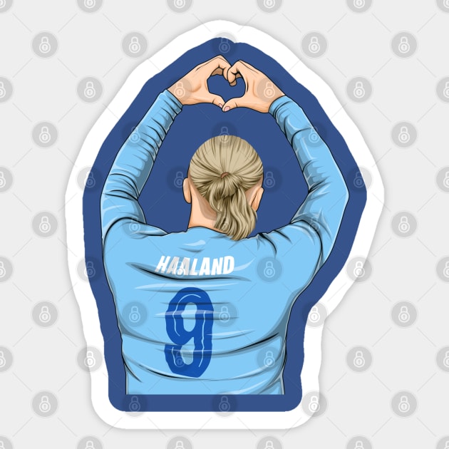 Erling Haaland - Soccer Player - Sticker | TeePublic