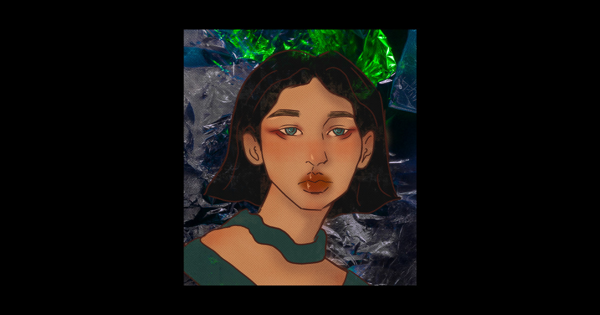 Quiet Thoughts Portrait Illustration – Indie Emotional Art - Portrait ...