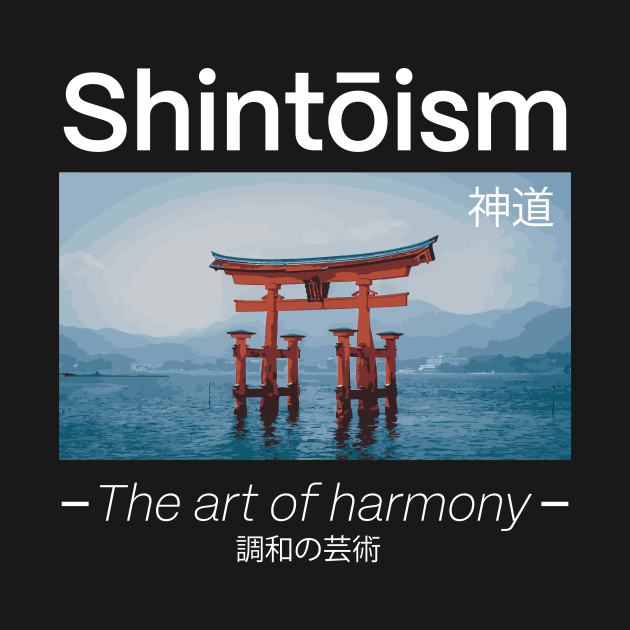 Shintoism Religion Design - Shinto - T-Shirt | TeePublic