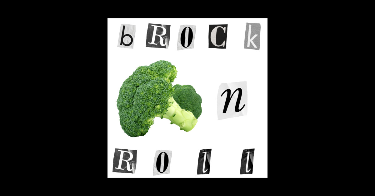 Brock n’ Roll - Rock Rocknroll Alternative Grunge Food - Sticker ...